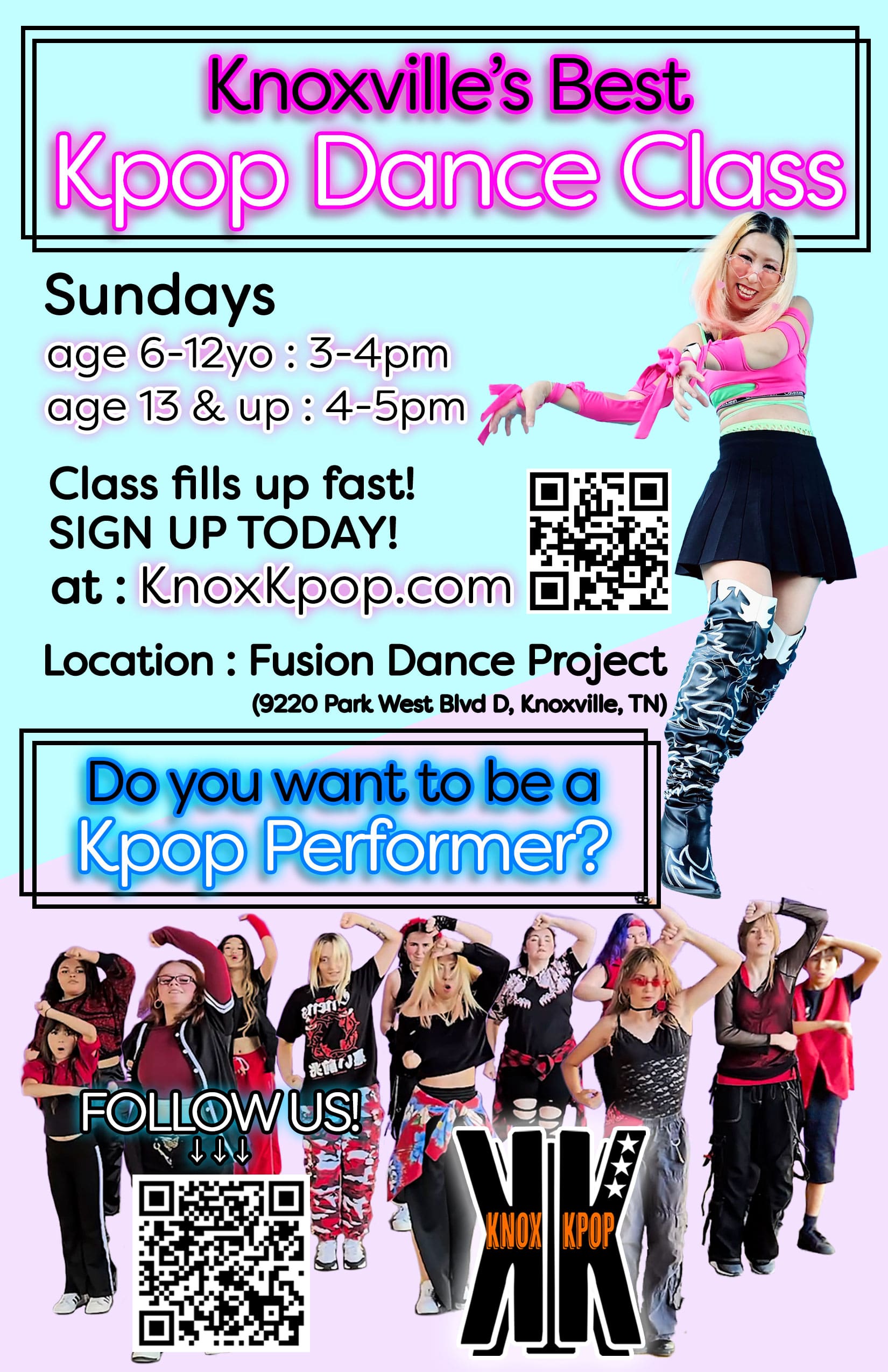 KNOXVILLE'S KPOP DANCE CLASS | KNOX KPOP